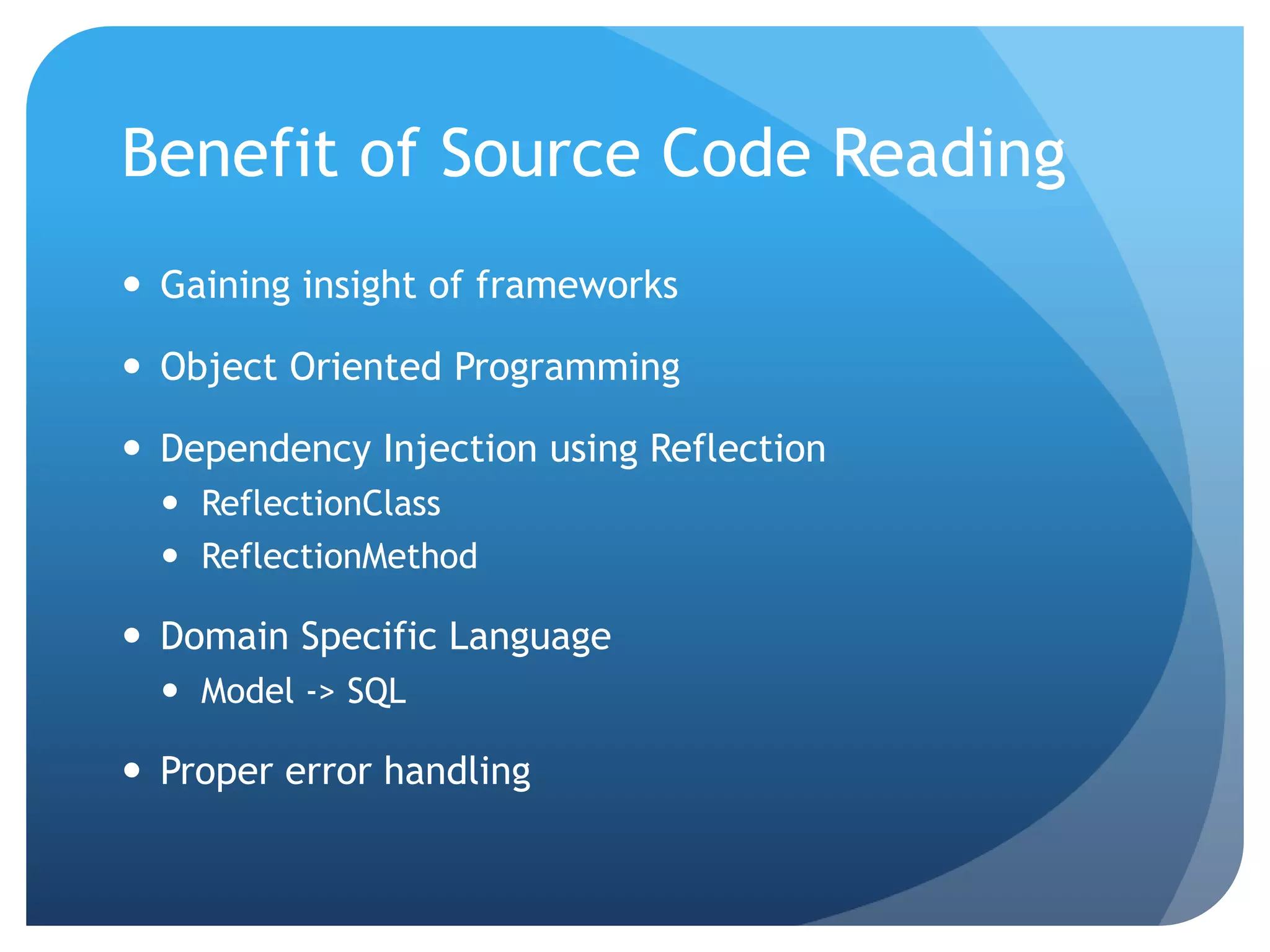 Learning CakePHP from Source Code | PPT