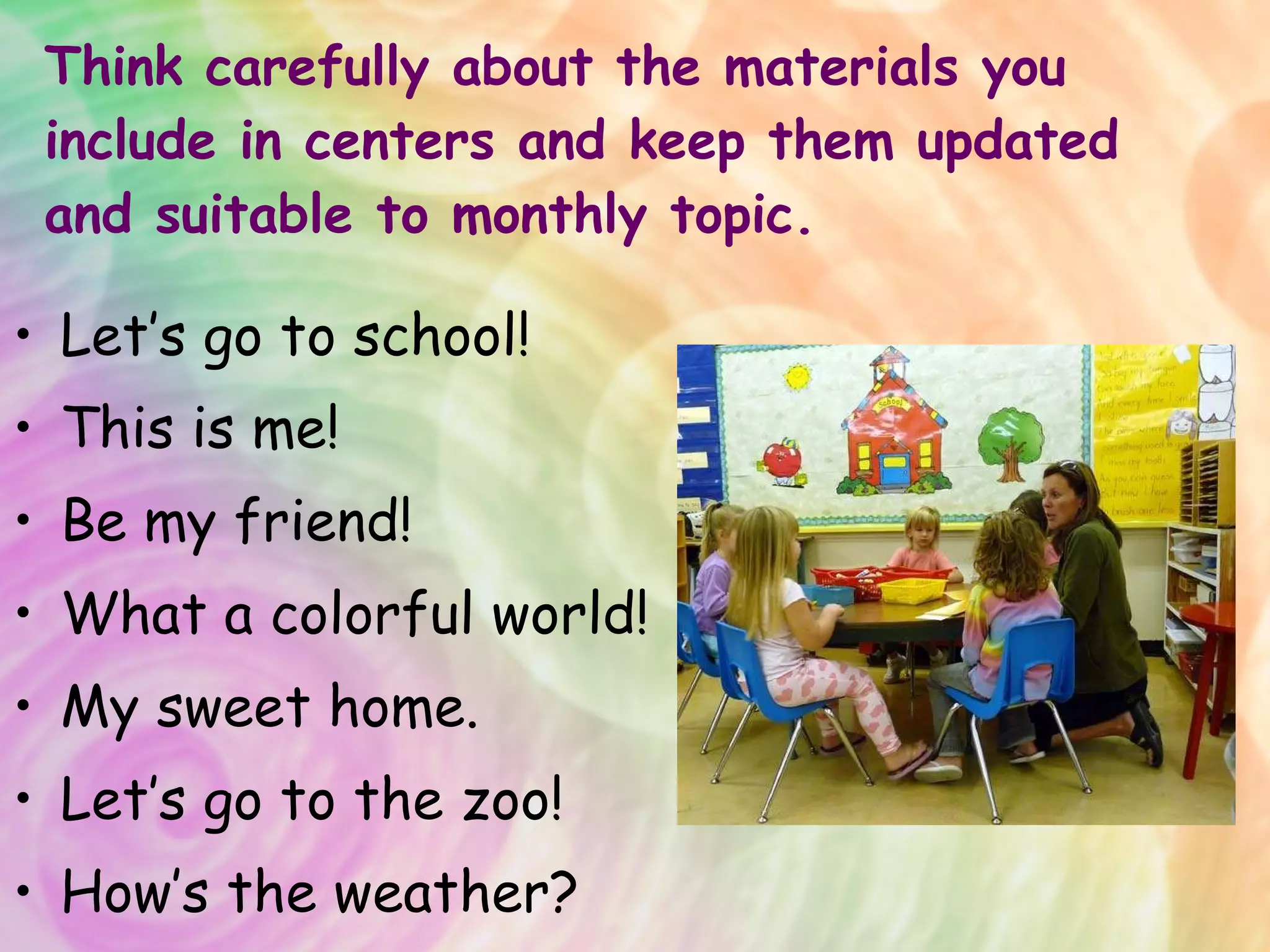 Learning Centers | PPT