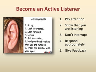 Learning centre hour listening skills | PPT