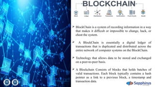 Blockchain Powered Certificate- LearningChain | PPTX