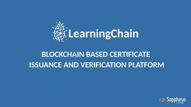 LearningChain Blockchain Credentials.pptx