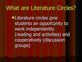 Learning Circles | PPT