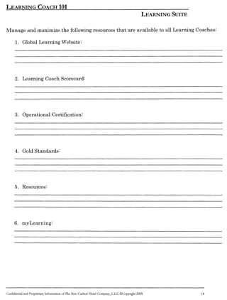 Learning coach 101 | PDF