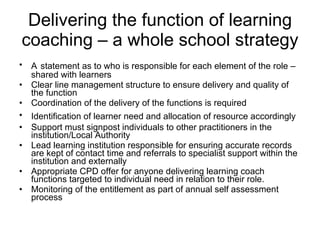 Learning coach session july 09 | PPT