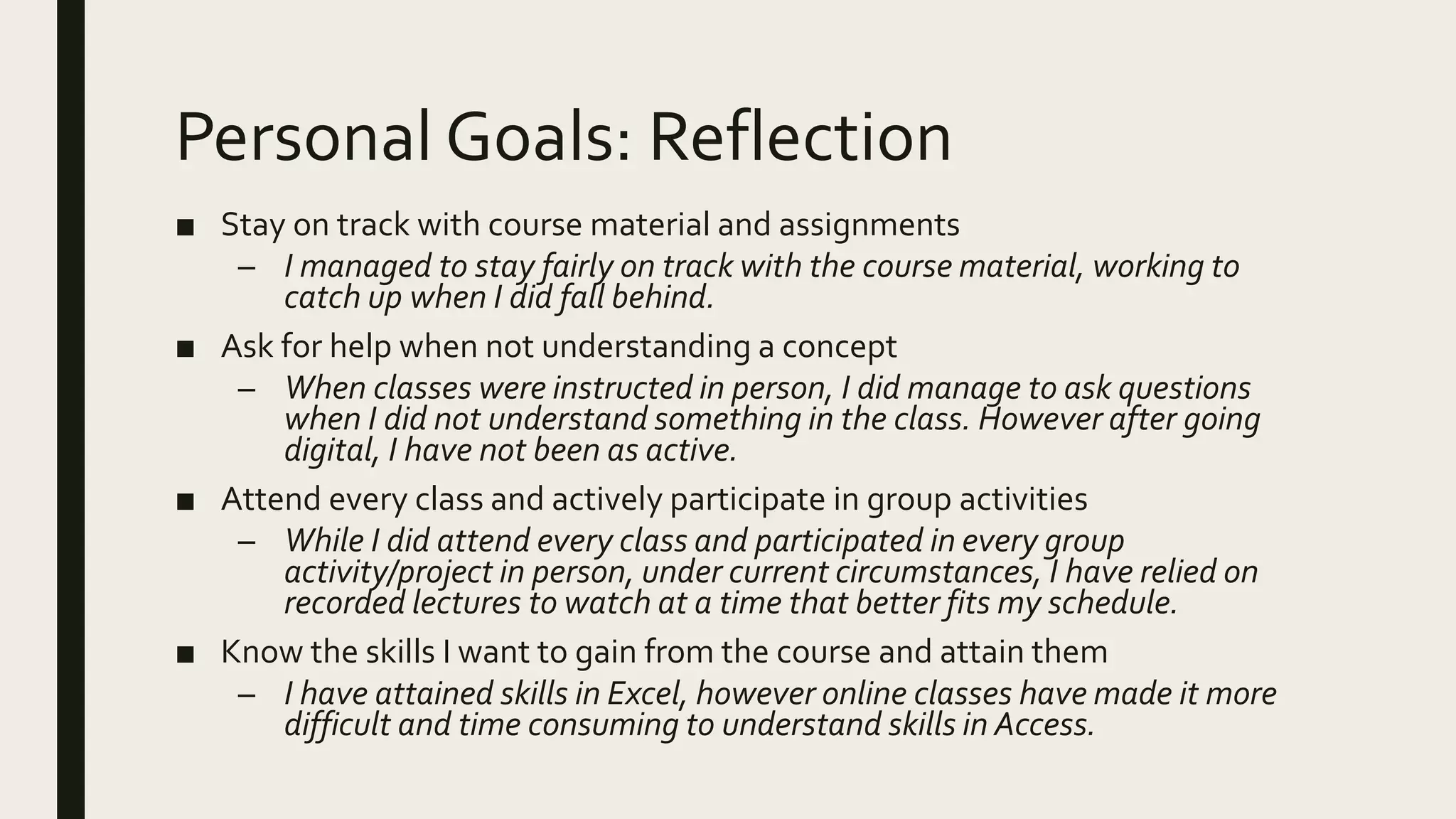 Learning commitments | PPT