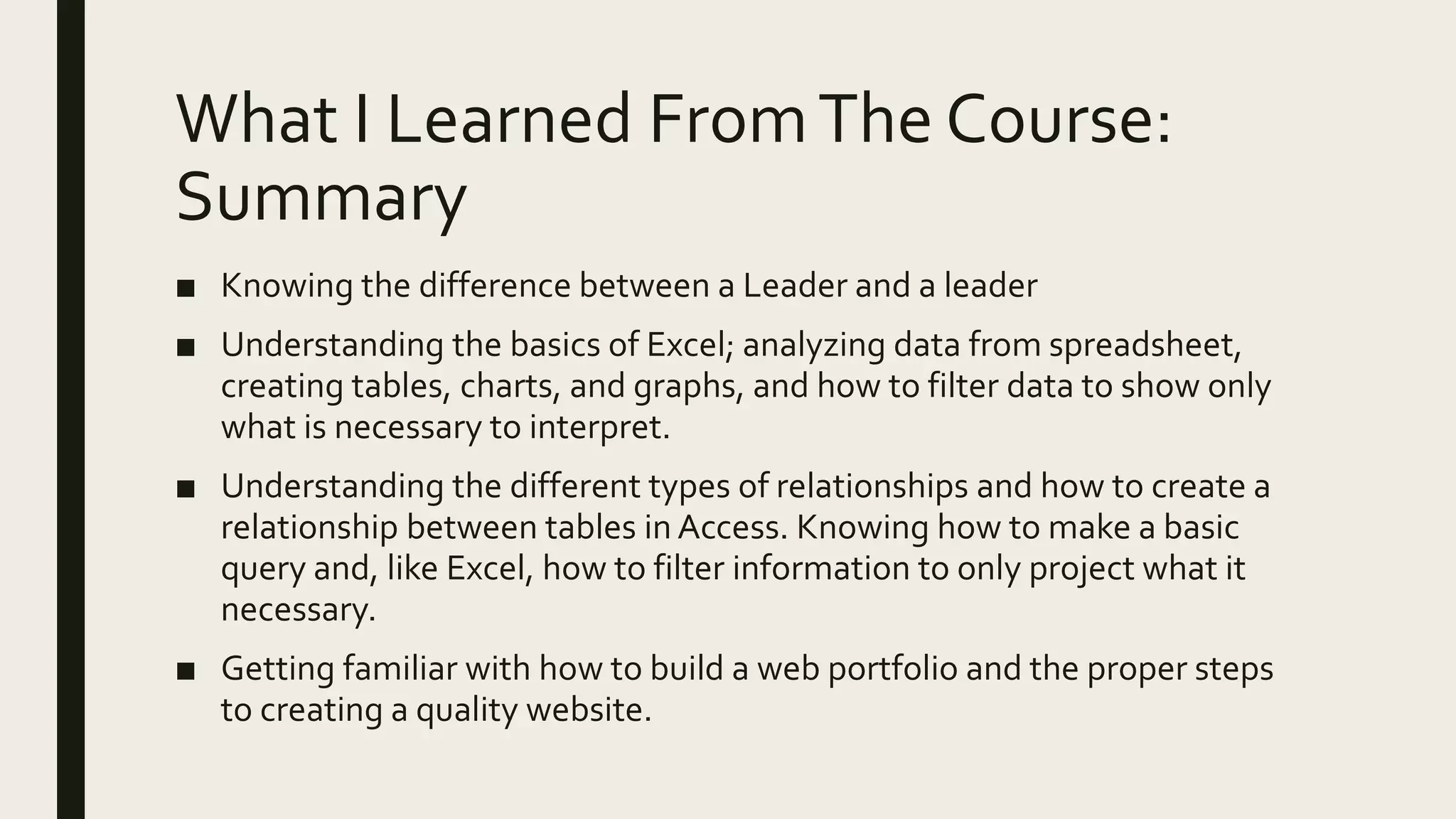 Learning commitments | PPTX