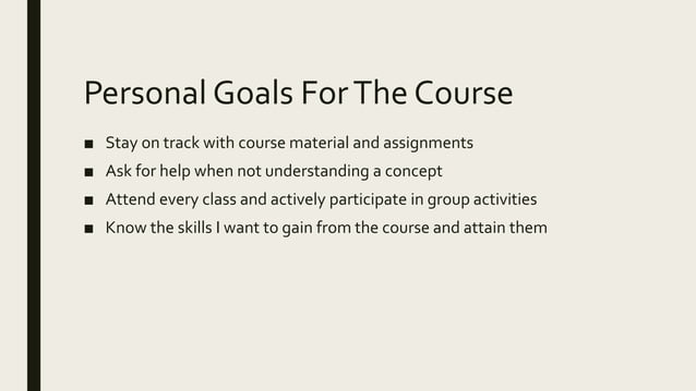 Learning commitments | PPT