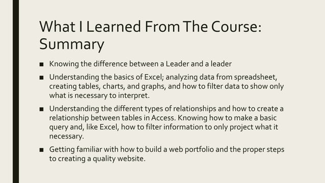 Learning commitments | PPT