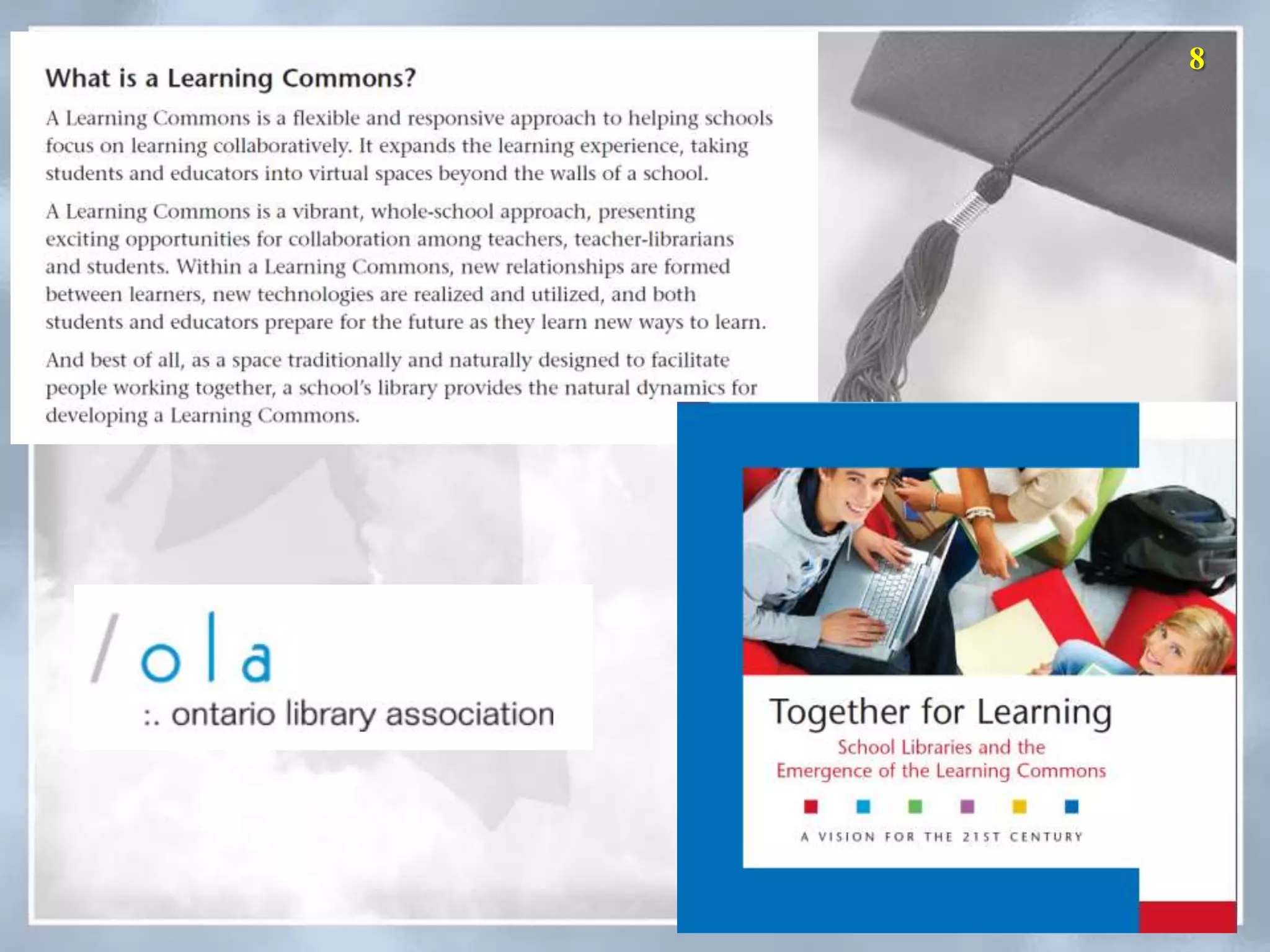 The library as learning commons | PPT