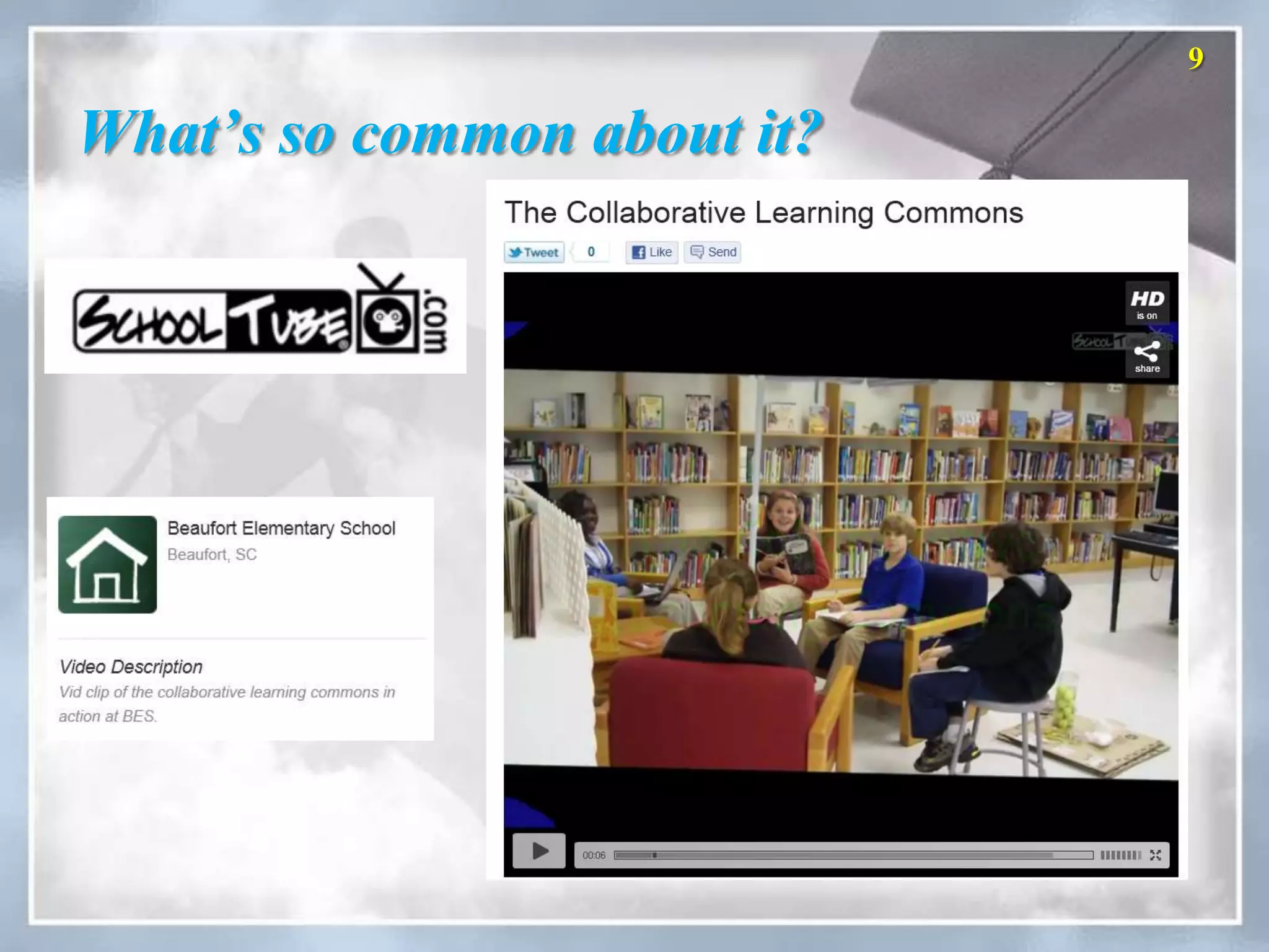 The library as learning commons | PPTX | Education