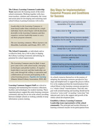 Standards of Practice for School Library Learning Commons in Canada ...