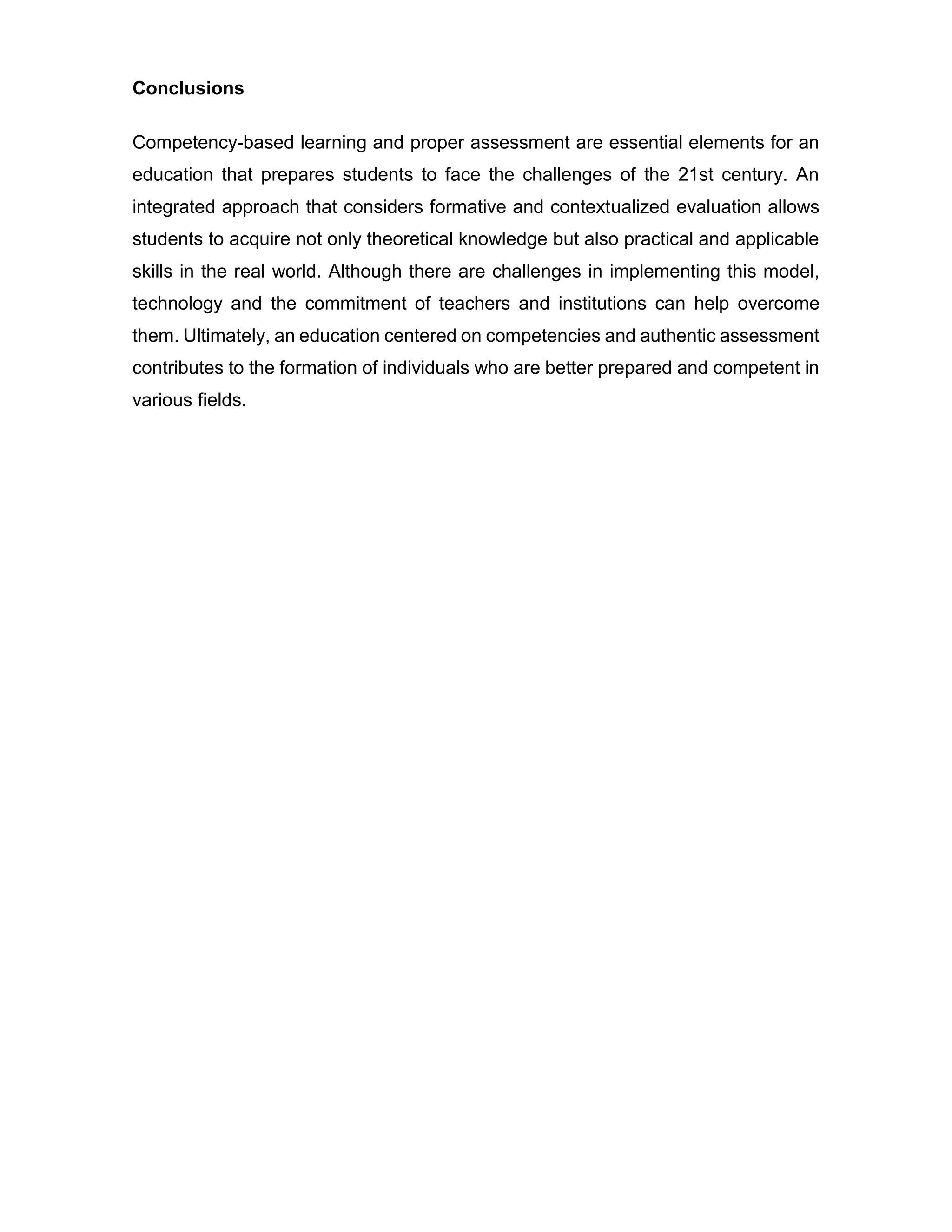 Learning, Competencies, and Evaluation_An Integral Perspective in ...