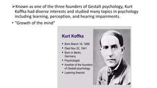Learning concepts based on gestalt theory of learning | PPTX