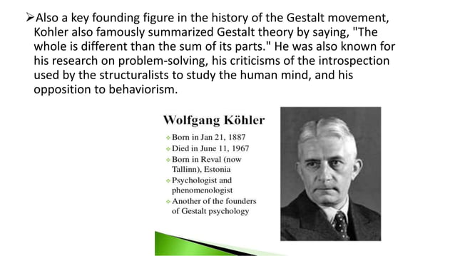 Learning concepts based on gestalt theory of learning | PPTX | Education
