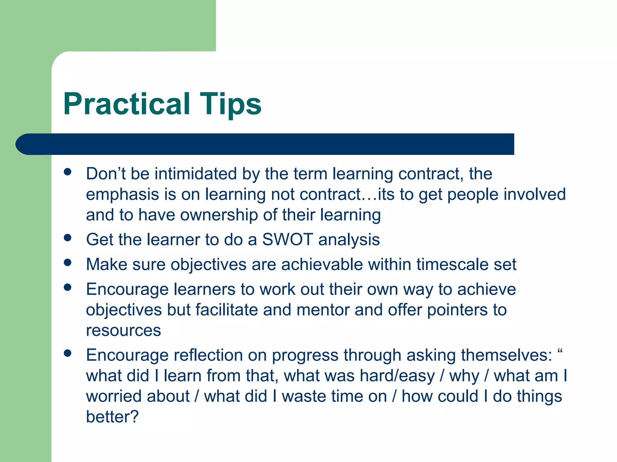 Learning contracts 3 | PPT