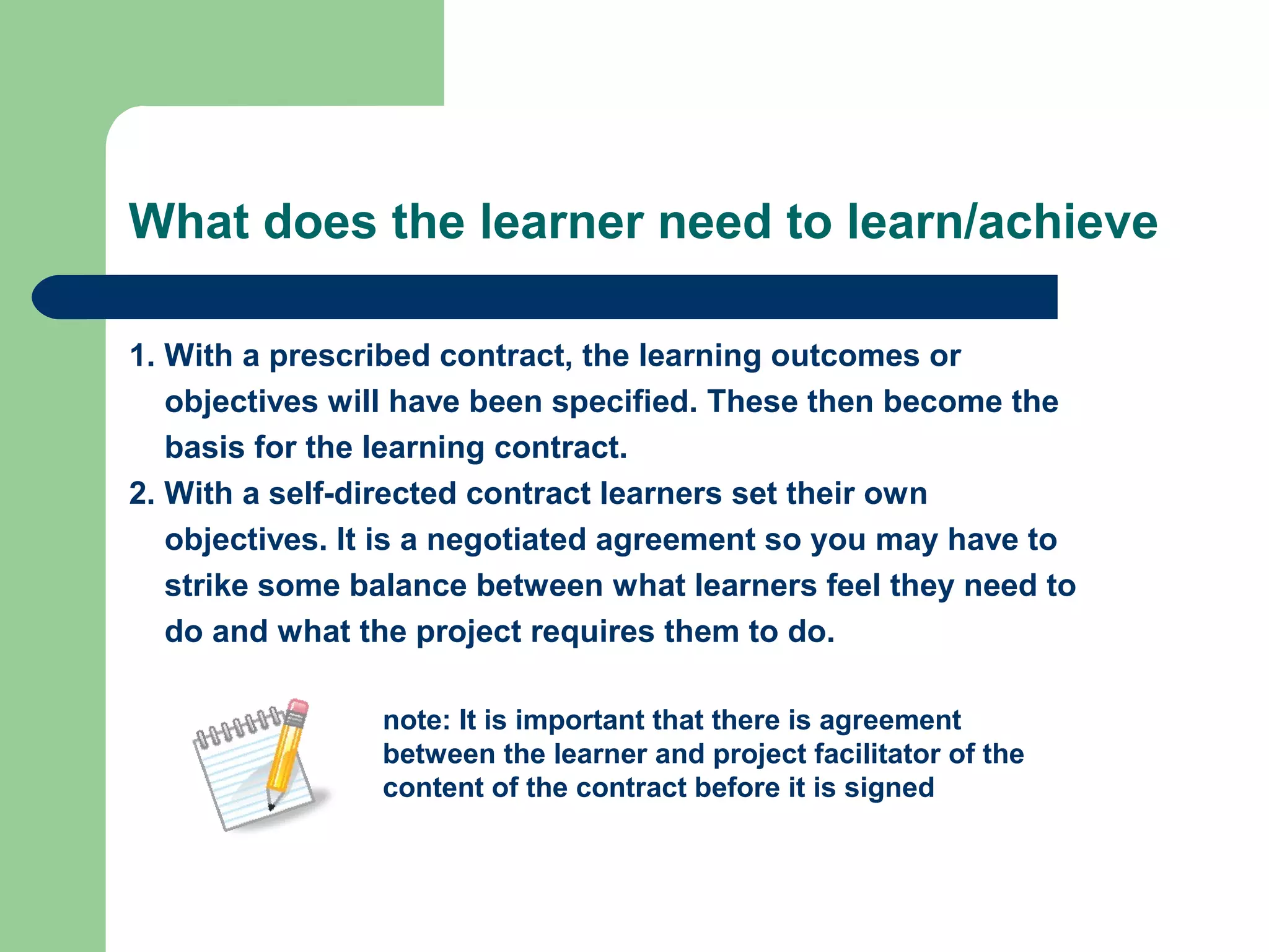 Learning contracts 3 | PPT