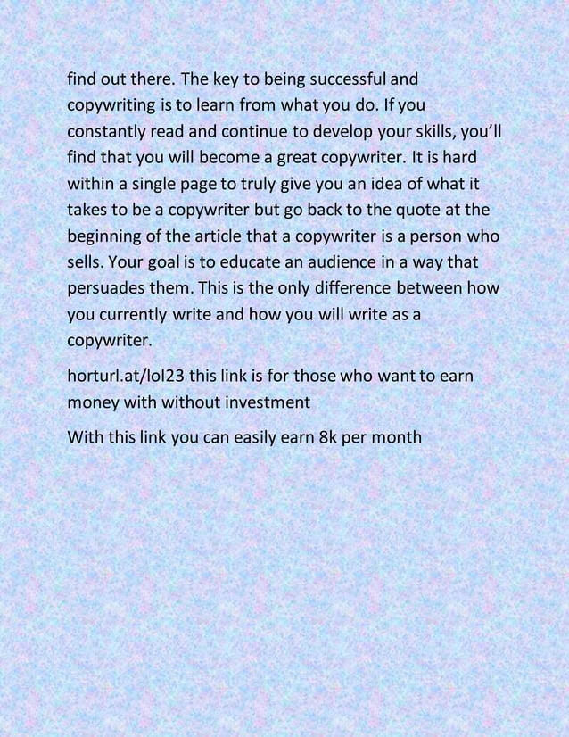 Learning copywriting | PDF