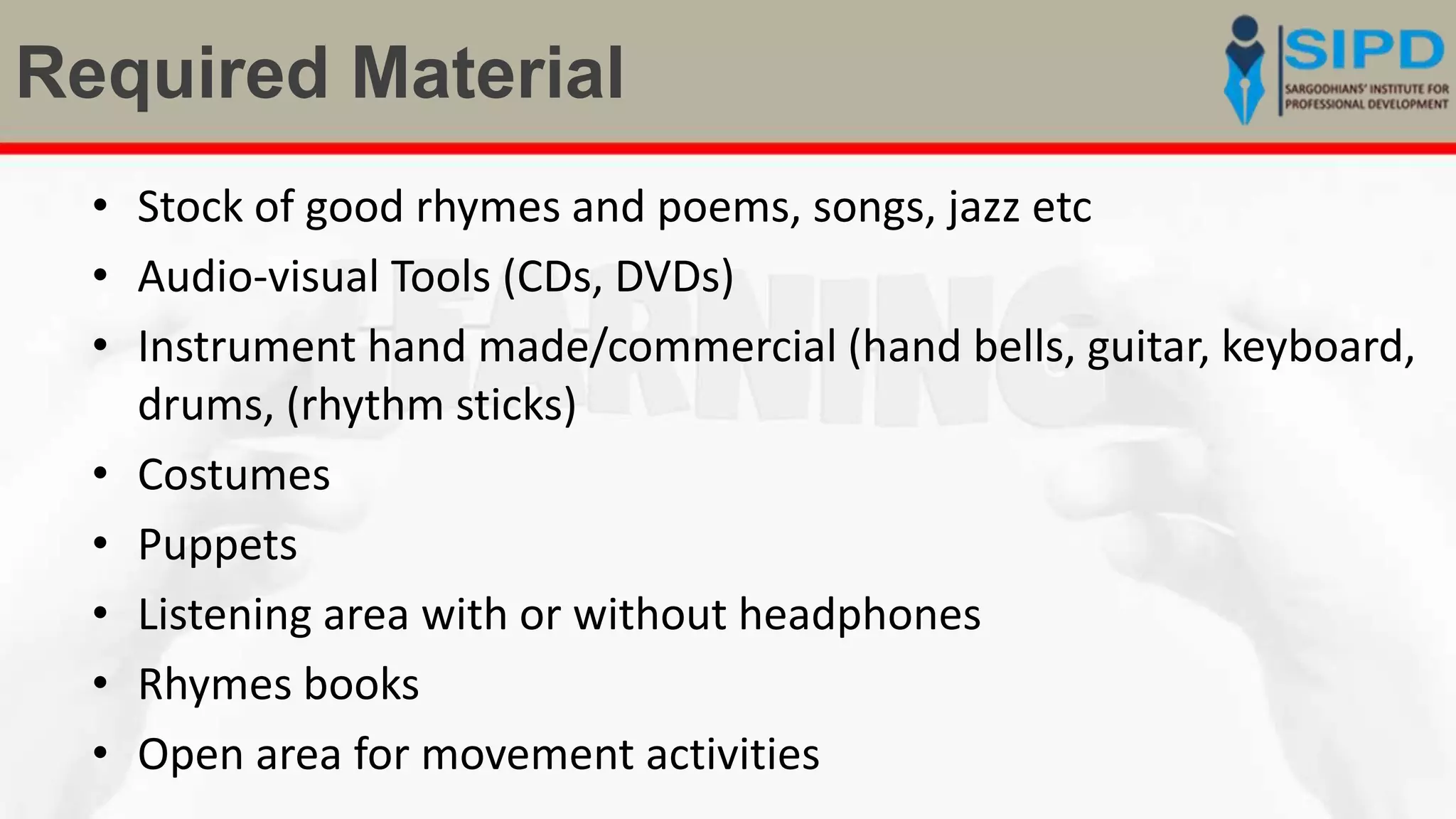 Learning corners | PPTX