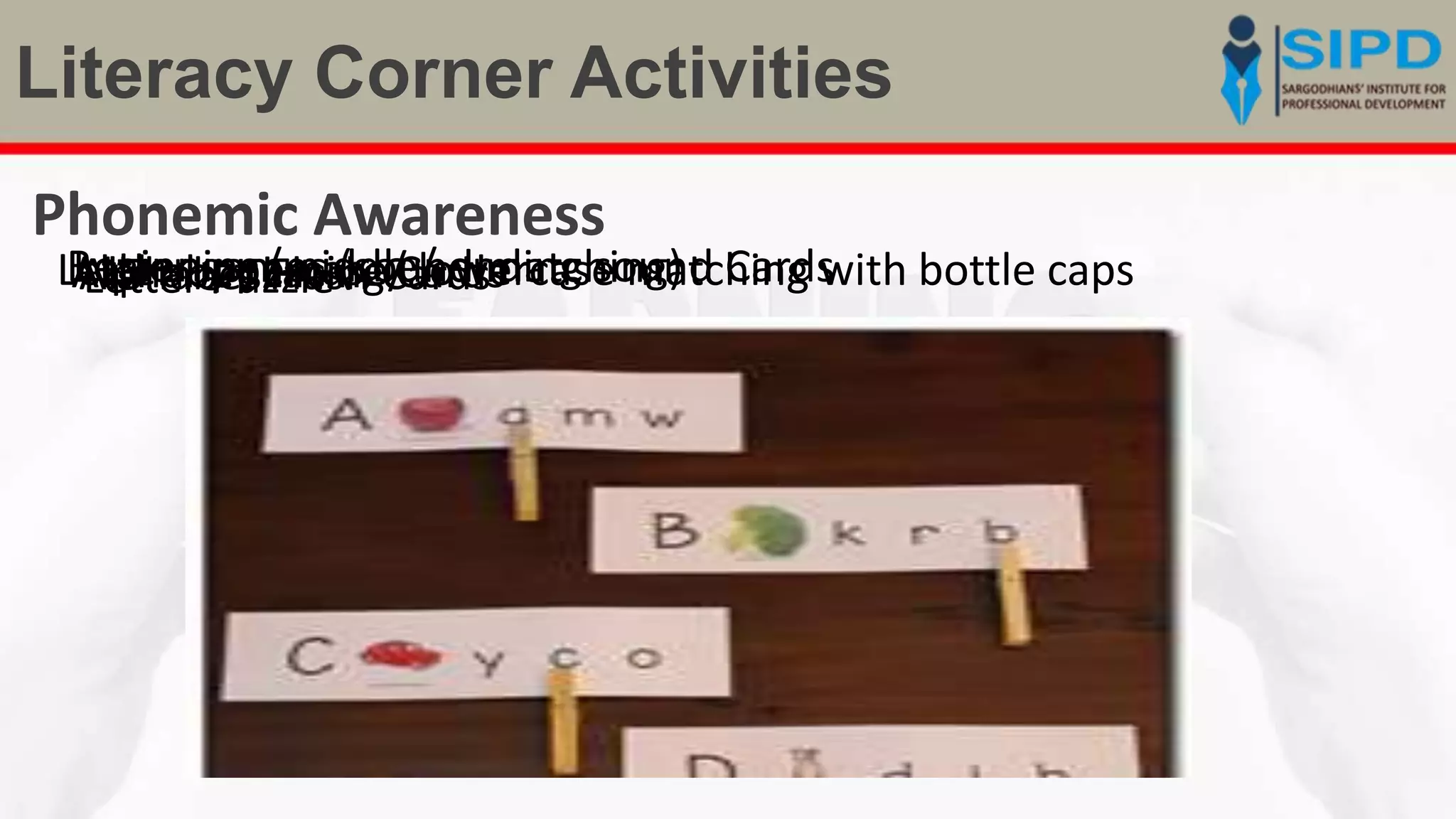 Learning corners | PPTX