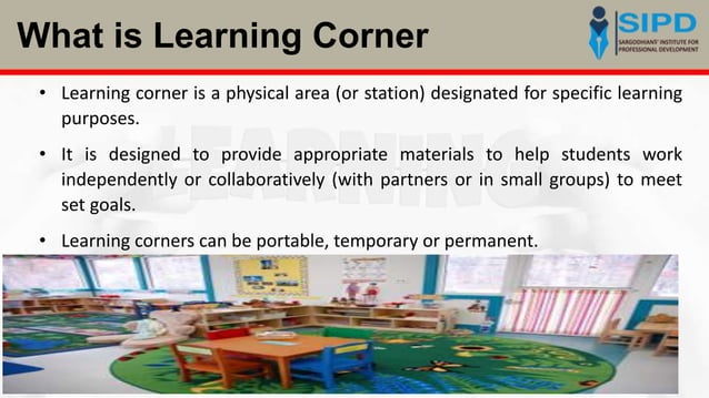 Learning corners | PPTX