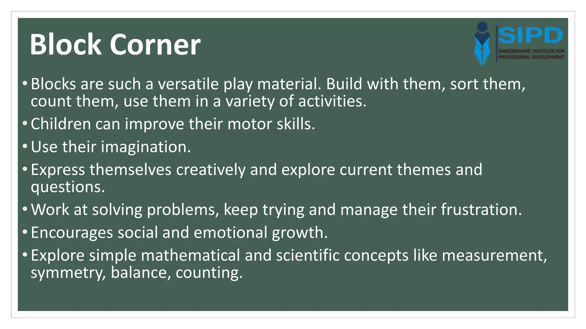 Learning corners part 2 | PPTX
