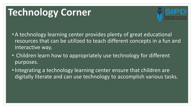 Learning corners part 2 | PPTX | Early Childhood Education | Education