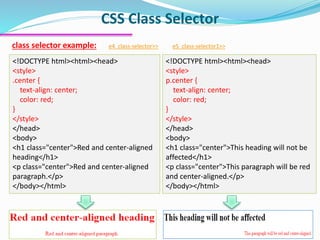 Web Design Course: CSS lecture 1 | PDF