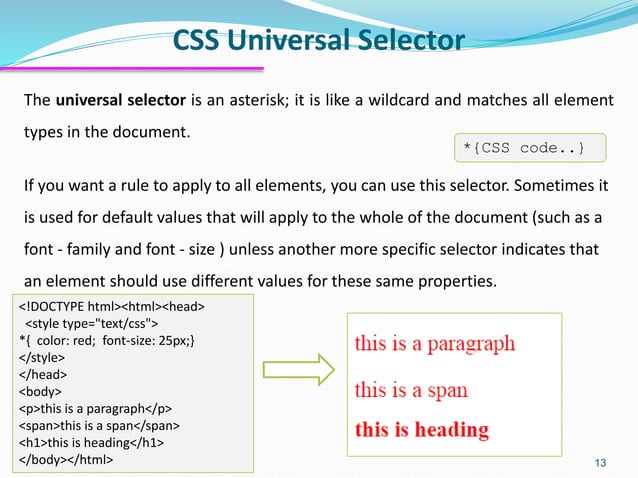 Web Design Course: CSS lecture 1 | PDF