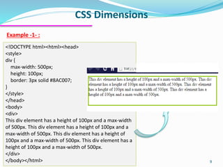 Web Design Course: CSS lecture 4 | PPT