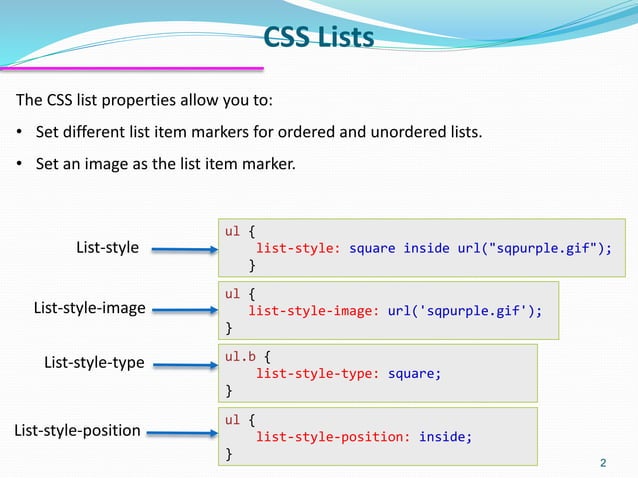 Web Design Course Css Lecture 6 Ppt 9608