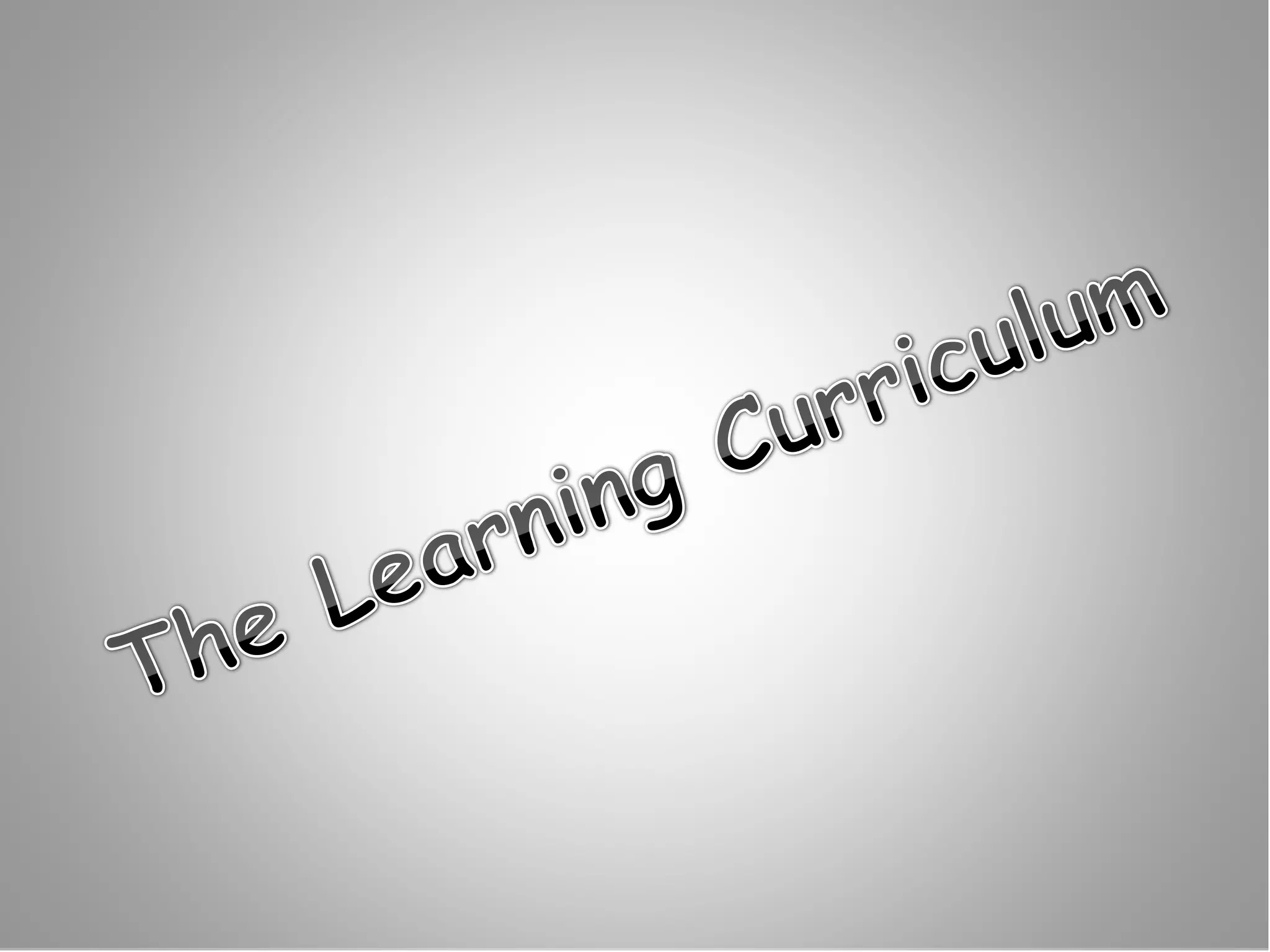 Learning Curriculum | PDF