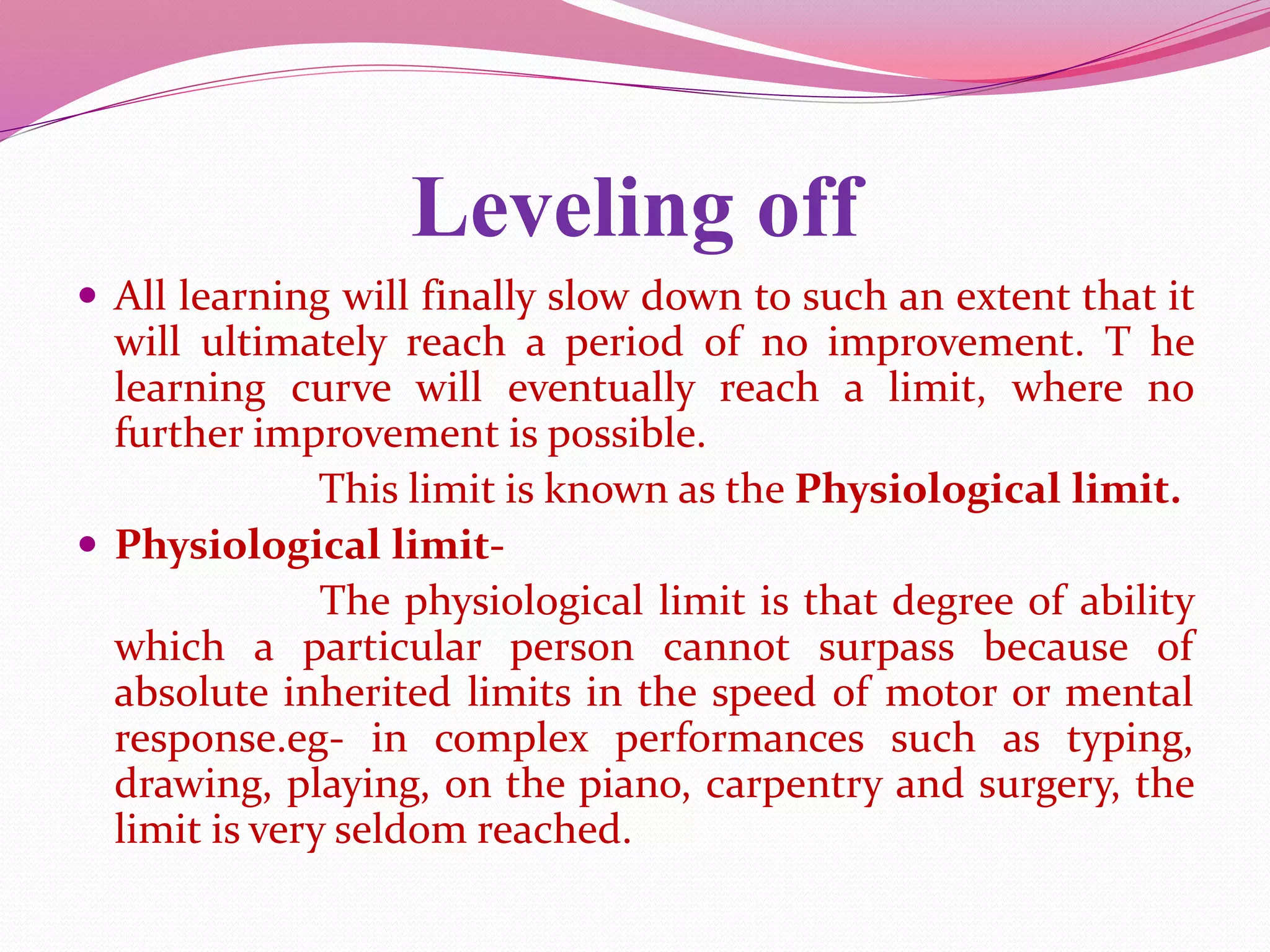 Learningcurve | PPTX