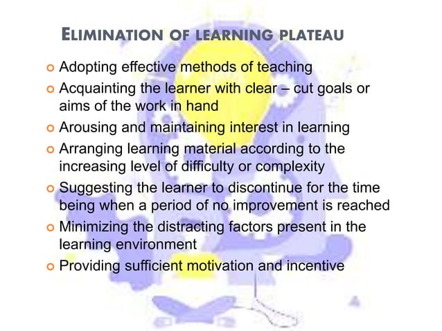 Learning curve and Learning Plateaus | PPTX | Educational Assessment ...