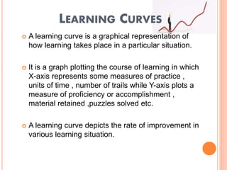 Learning curve and Learning Plateaus | PPTX | Educational Assessment ...