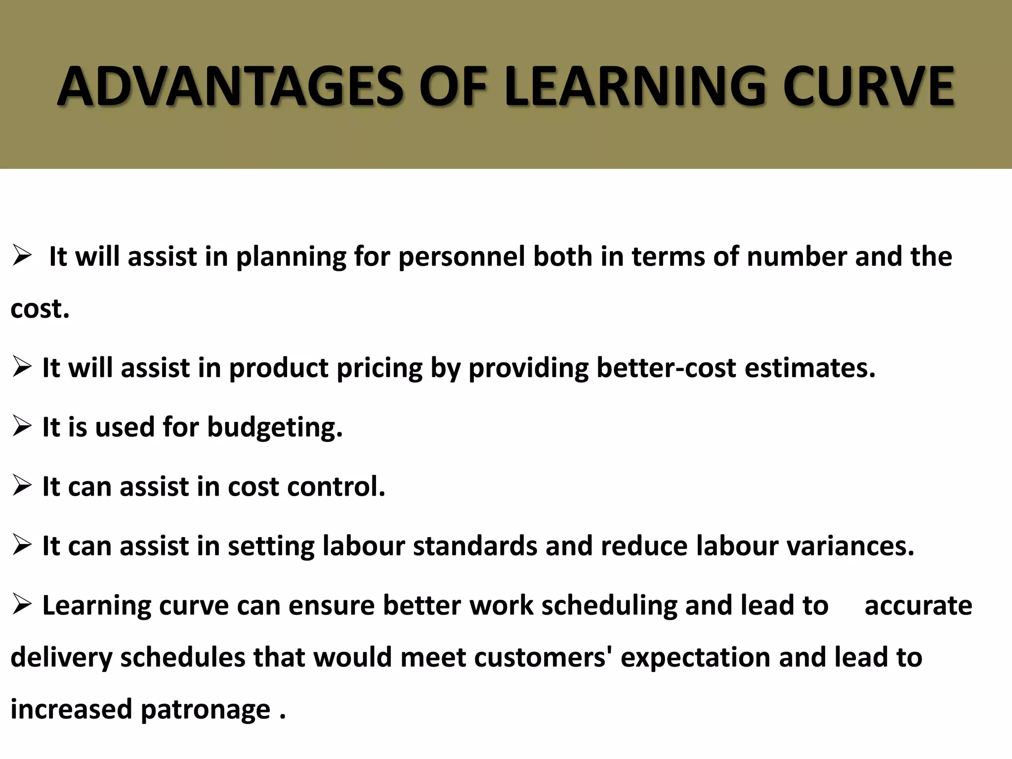 LEARNING CURVE THEORY BY THE MARKETERS DU | PPTX