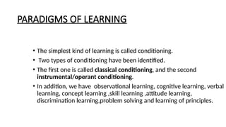 learning ddg.pptx psychology ppt imp po | PPT
