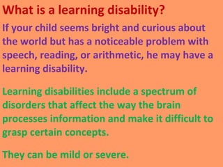 Learning deficiencies | PPT
