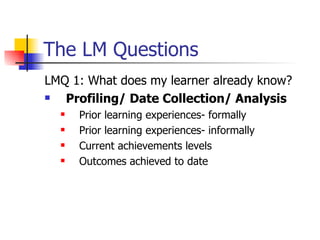 Learning Design | PPT | Educational Assessment | Education