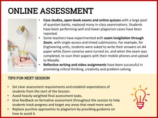 Teaching online - Lessons learned | PPT