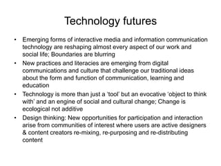 Learning, design and technology developmental evaluation and the ...
