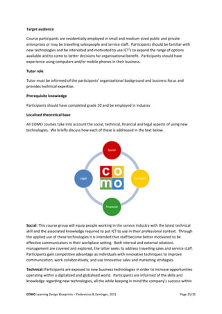 Learning design blueprints COMO courses for 8 target groups | PDF