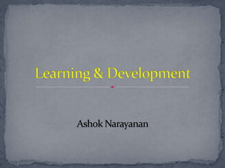 Learning & Development Intervention | PPT