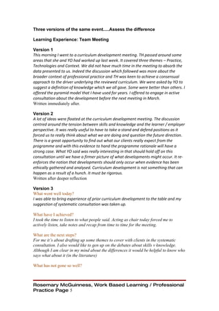 Learning Diary | DOC