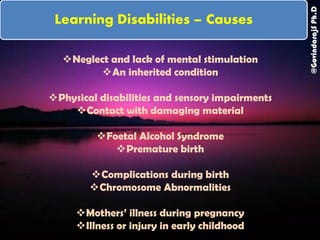 Learning disabilities - Dyslexia and Dyscalculia | PDF