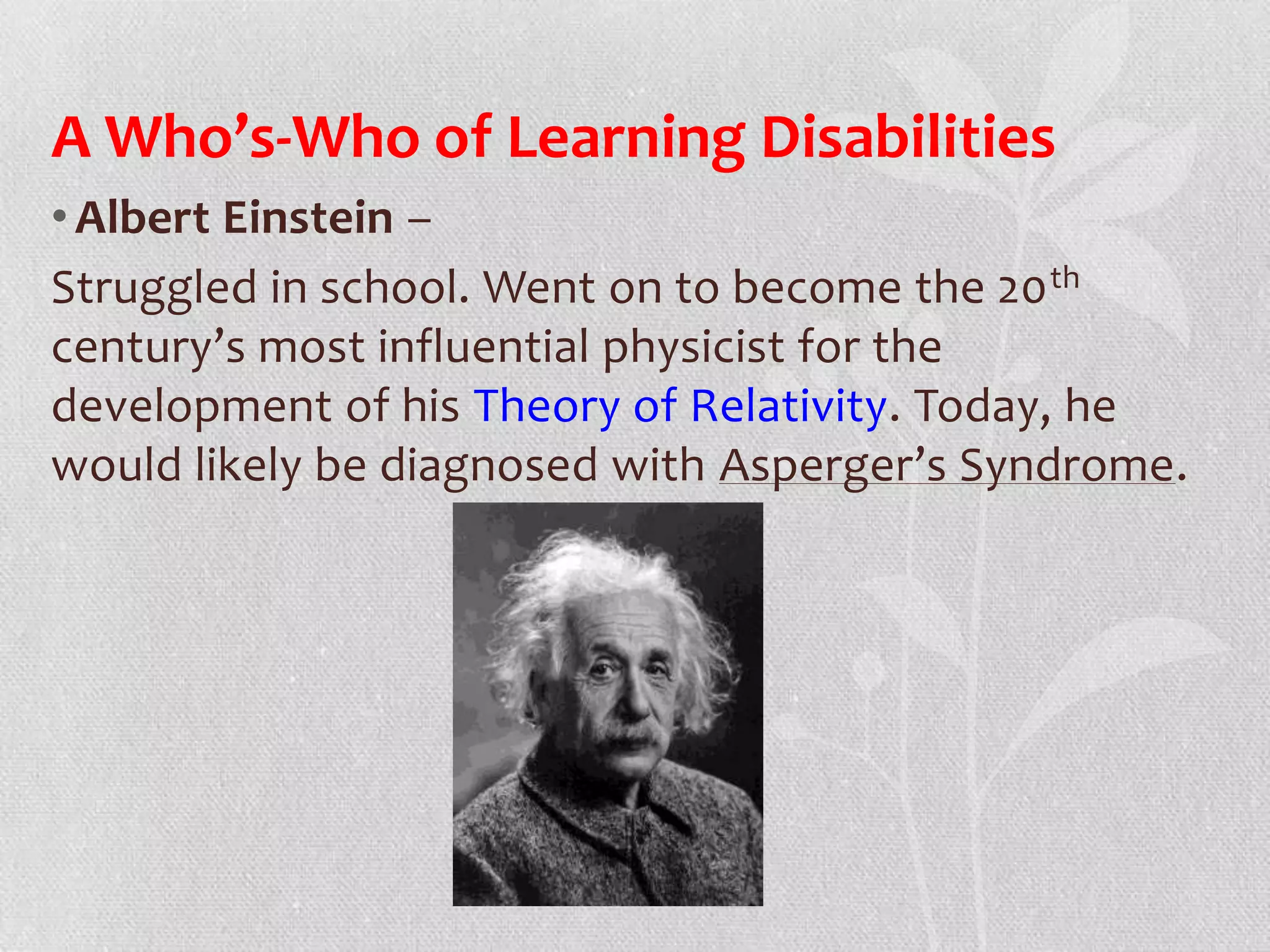 Learning disabilities | PPTX