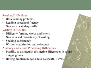 Learning disabilities | PPT | Brain and Nervous System Disorders | Diseases and Conditions