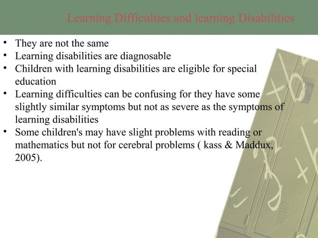 Learning disabilities | PPT | Brain and Nervous System Disorders ...
