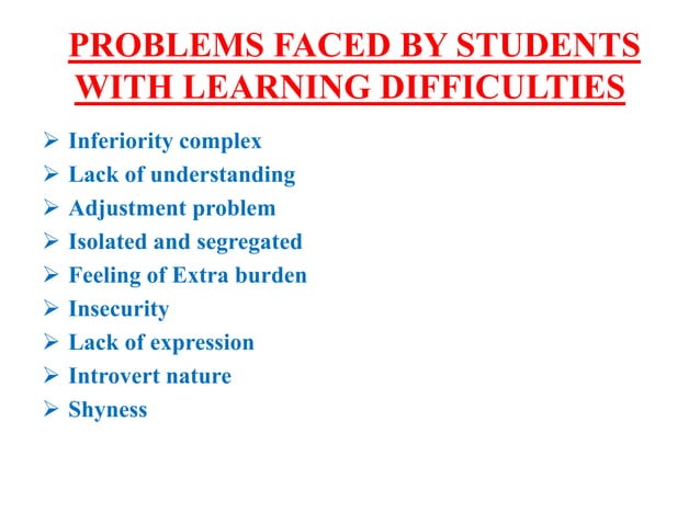 Learning disabilities | PPT
