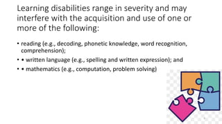 LEARNING DISABILITIES.pdf | Brain and Nervous System Disorders ...