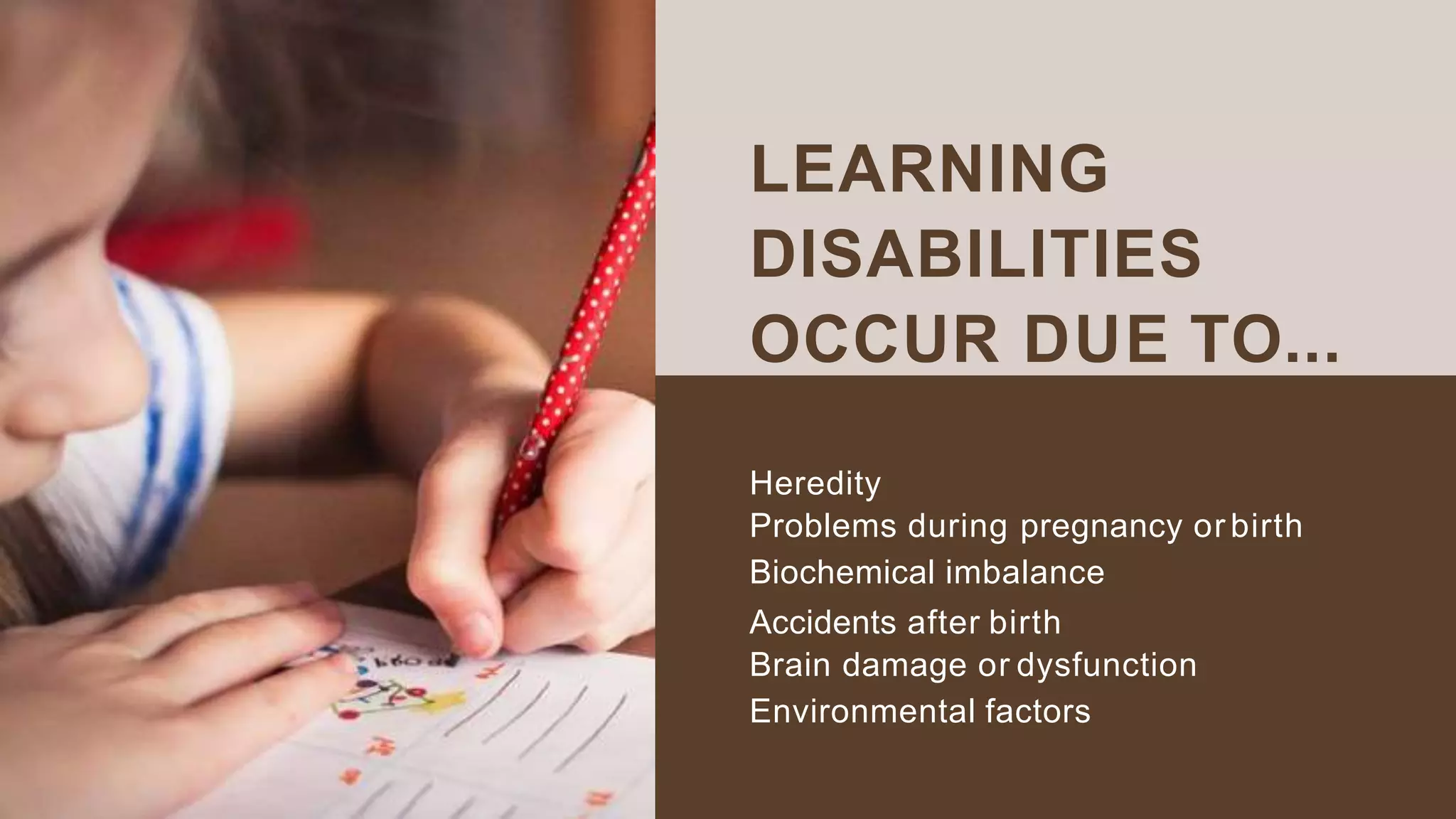 learning disabilities.pptx | Brain and Nervous System Disorders ...